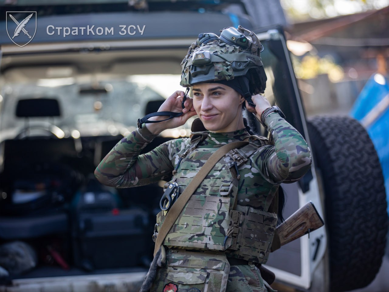 З першого дня повномасштабки Ганна в строю, без вагань взяла зброю і ...
